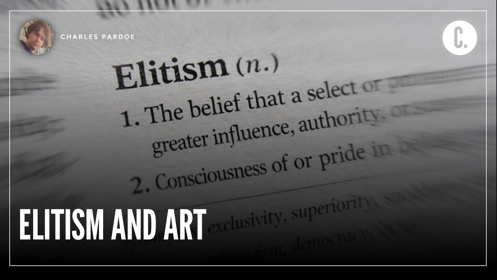 Elitism and Art